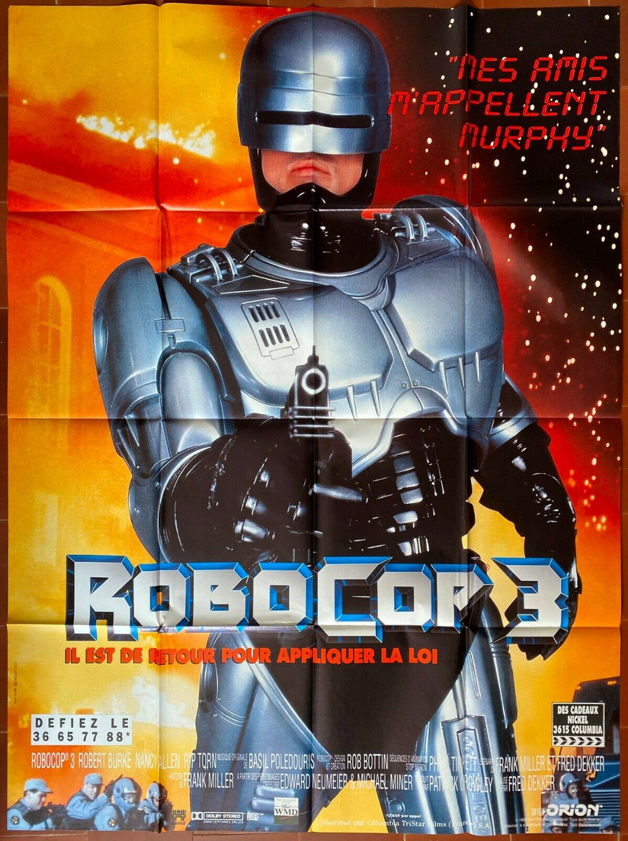 Poster ROBOCOP 3 Fred DEKKER Robert John BURKE 120x160cm – CINEAD
