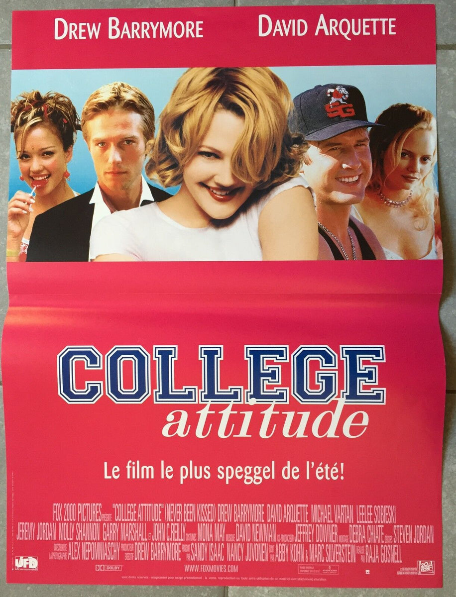 Poster COLLEGE ATTITUDE David Arquette DREW BARRYMORE 40x60cm * – CINEAD
