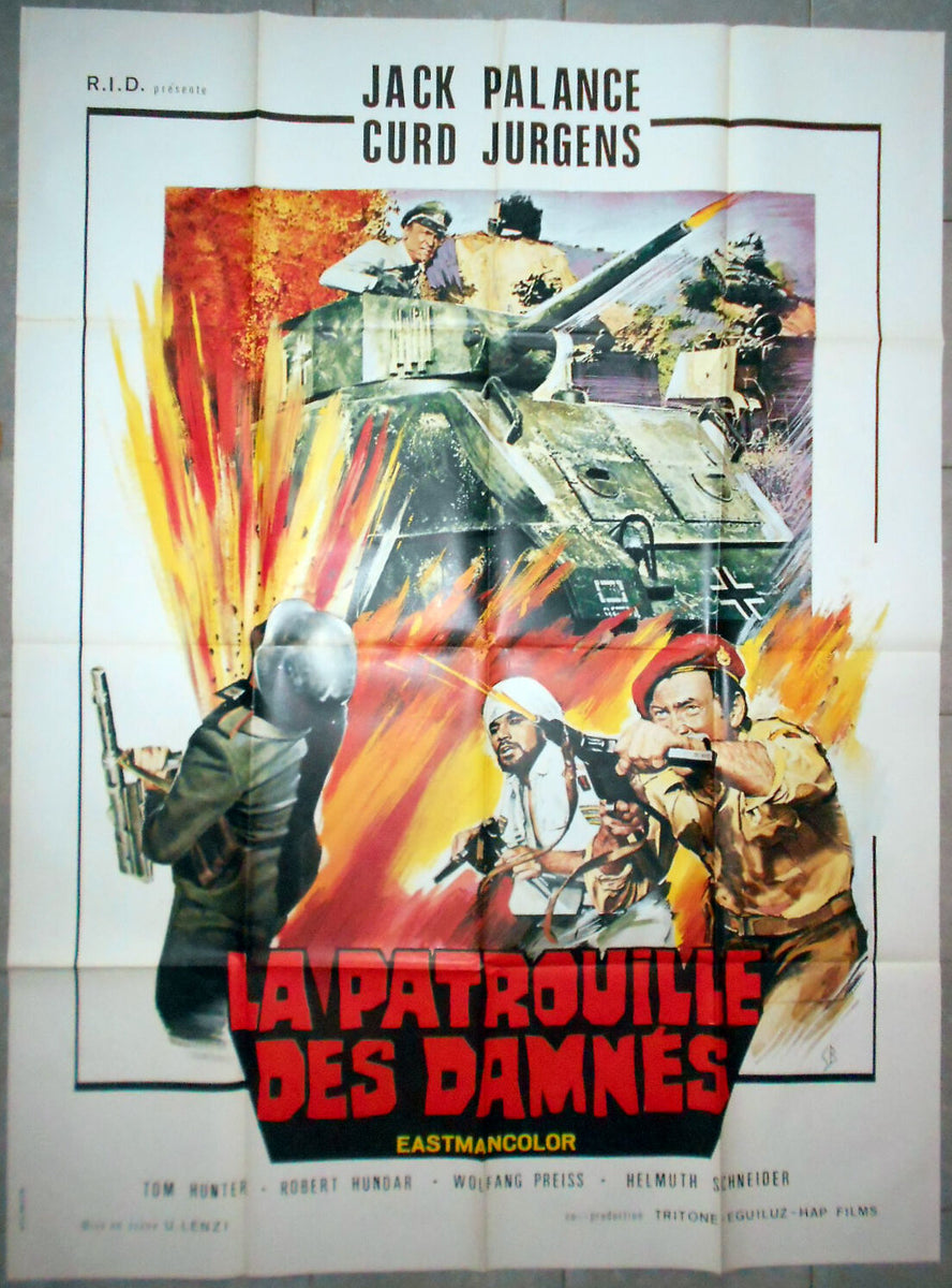 Poster THE LEGION OF THE DAMNES Curd Jurgens JACK PALANCE Belinsky 120 ...