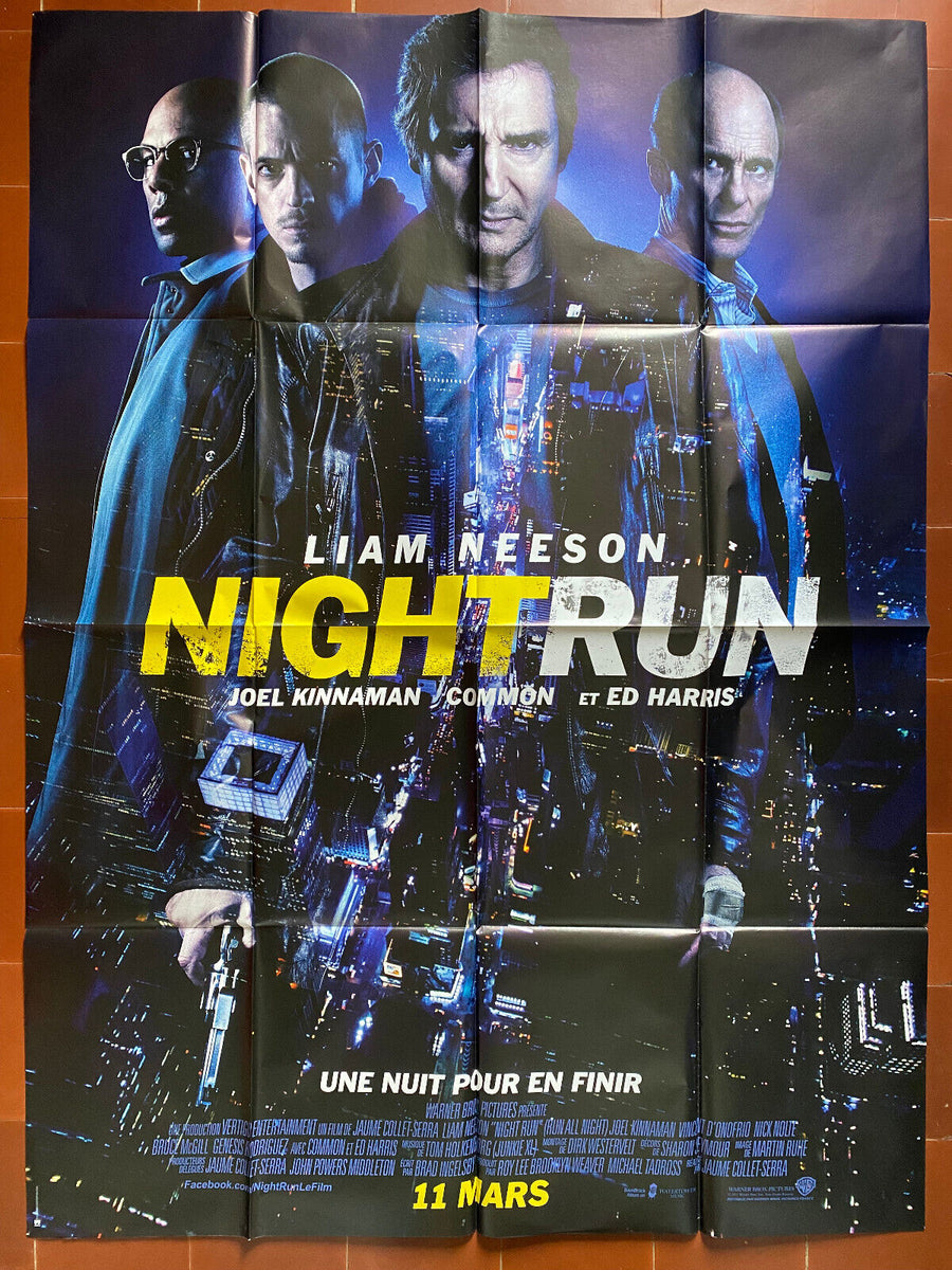 Affiche NIGHT RUN Jaume COLLET SERRA Liam NEESON Ed HARRIS 120x160cm ...