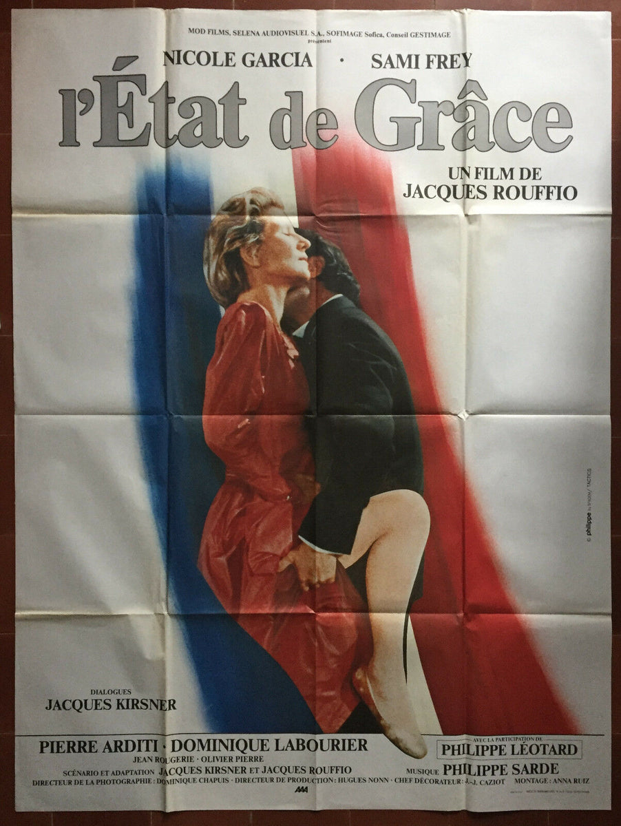 Poster THE STATE OF GRACE Jacques Rouffio NICOLE GARCIA Sami Frey 120x ...