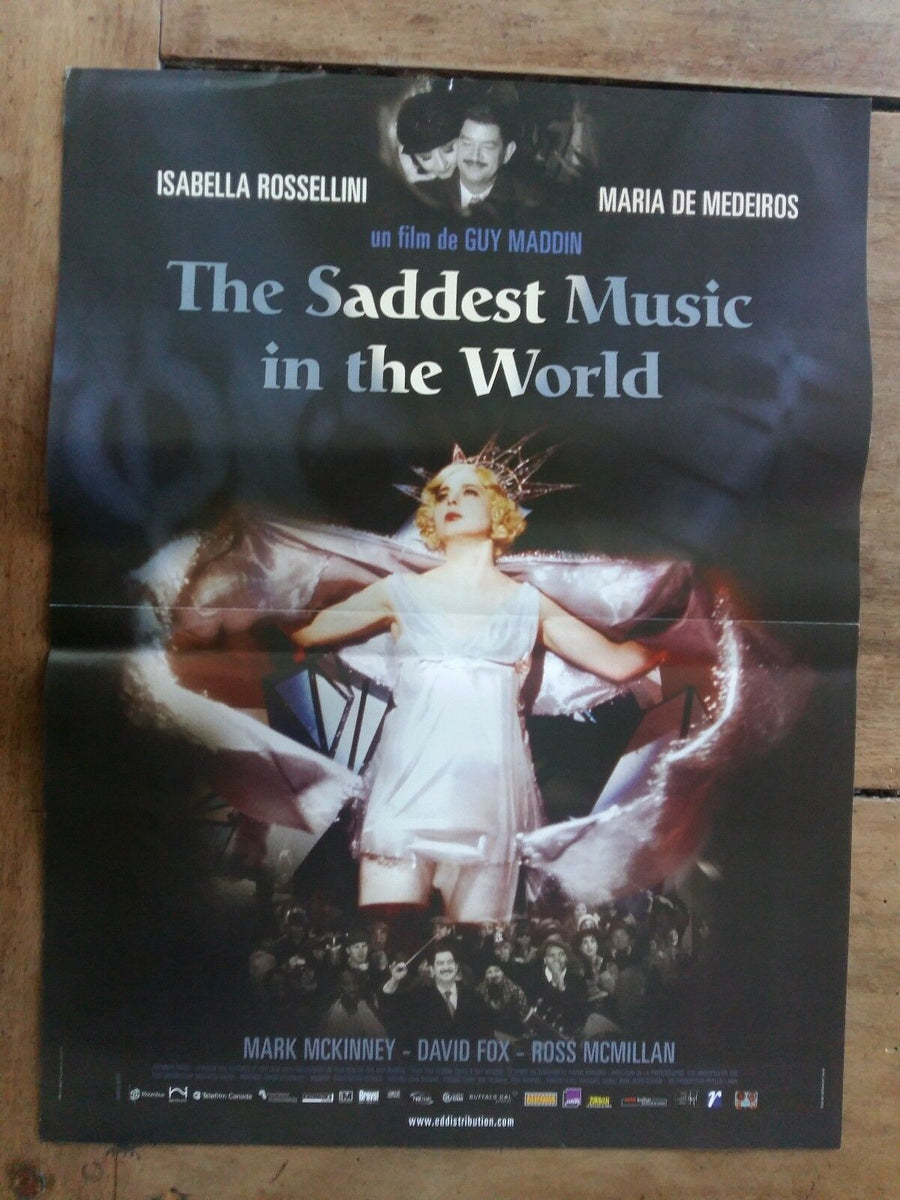 Poster THE SADDEST MUSIC IN THE WORLD isabella ROSSELLINI 40x60cm ...