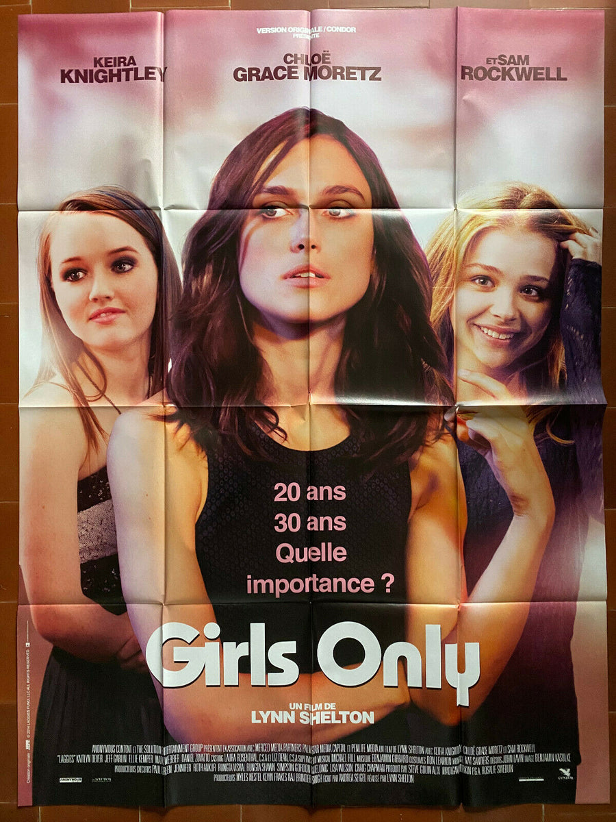 Poster GIRLS ONLY Lynn SHELTON Keira KNIGHTLEY Sam ROCKWELL 120x160cm ...