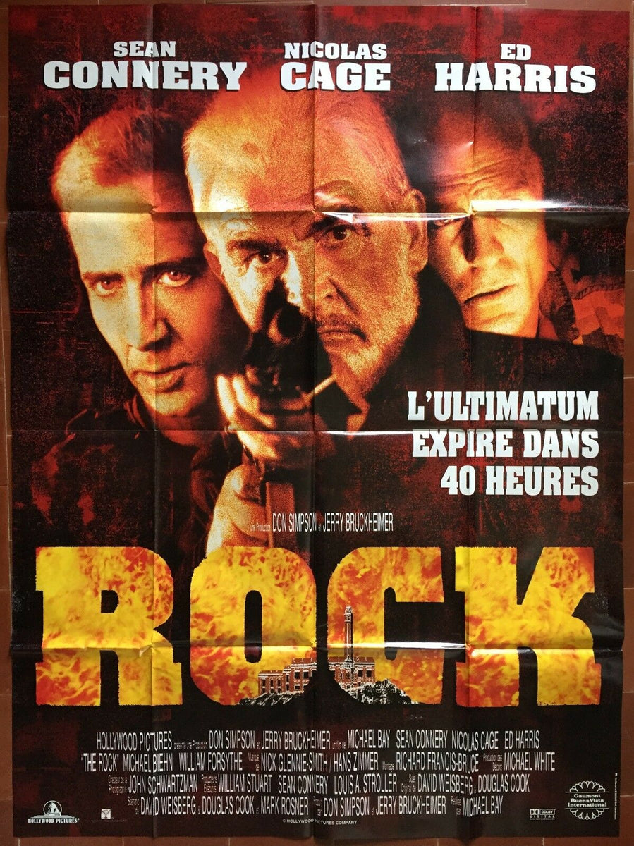 Poster ROCK Michael Bay SEAN CONNERY Nicolas Cage ED HARRIS 120x160cm ...