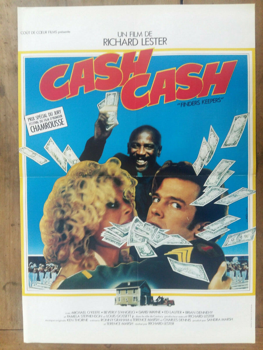 Poster CASH CASH Richard LESTER Michael O'KEEFE Beverly D'ANGELO 40x60 ...