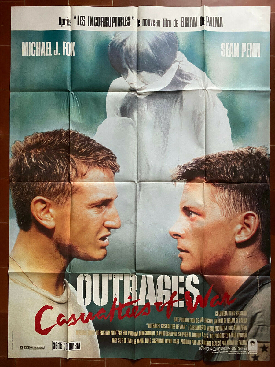 OUTRAGES Poster Brian DE PALMA Sean PENN Michael J. FOX 120x160cm – CINEAD