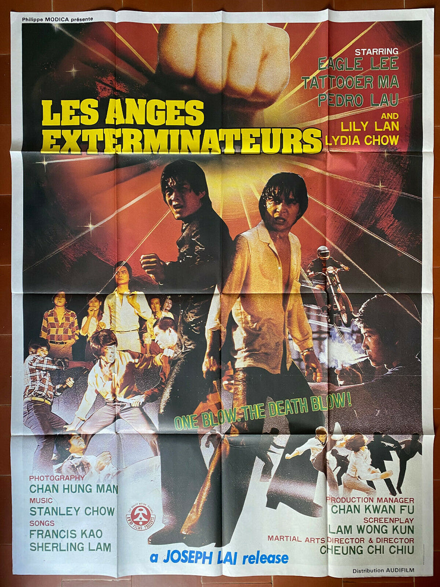 Affiche LES ANGES EXTERMINATEURS Joseph LAI Arts martiaux Karaté 120x1 ...
