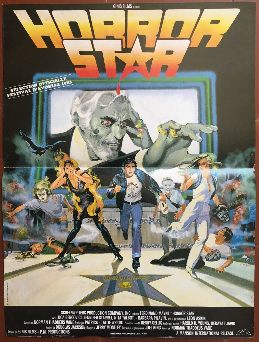 Poster HORROR STAR Frightmare FERDY MAYNE Luca Bercovici 40x60cm – CINEAD