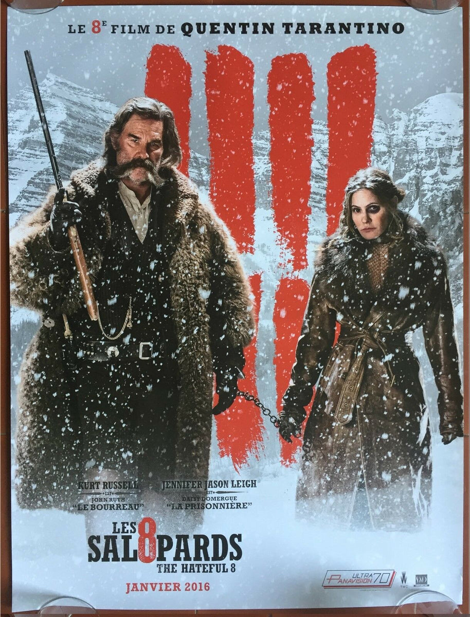 Poster THE 8 BASTARDS The Hateful Eight QUENTIN TARANTINO 40x60cm roll ...