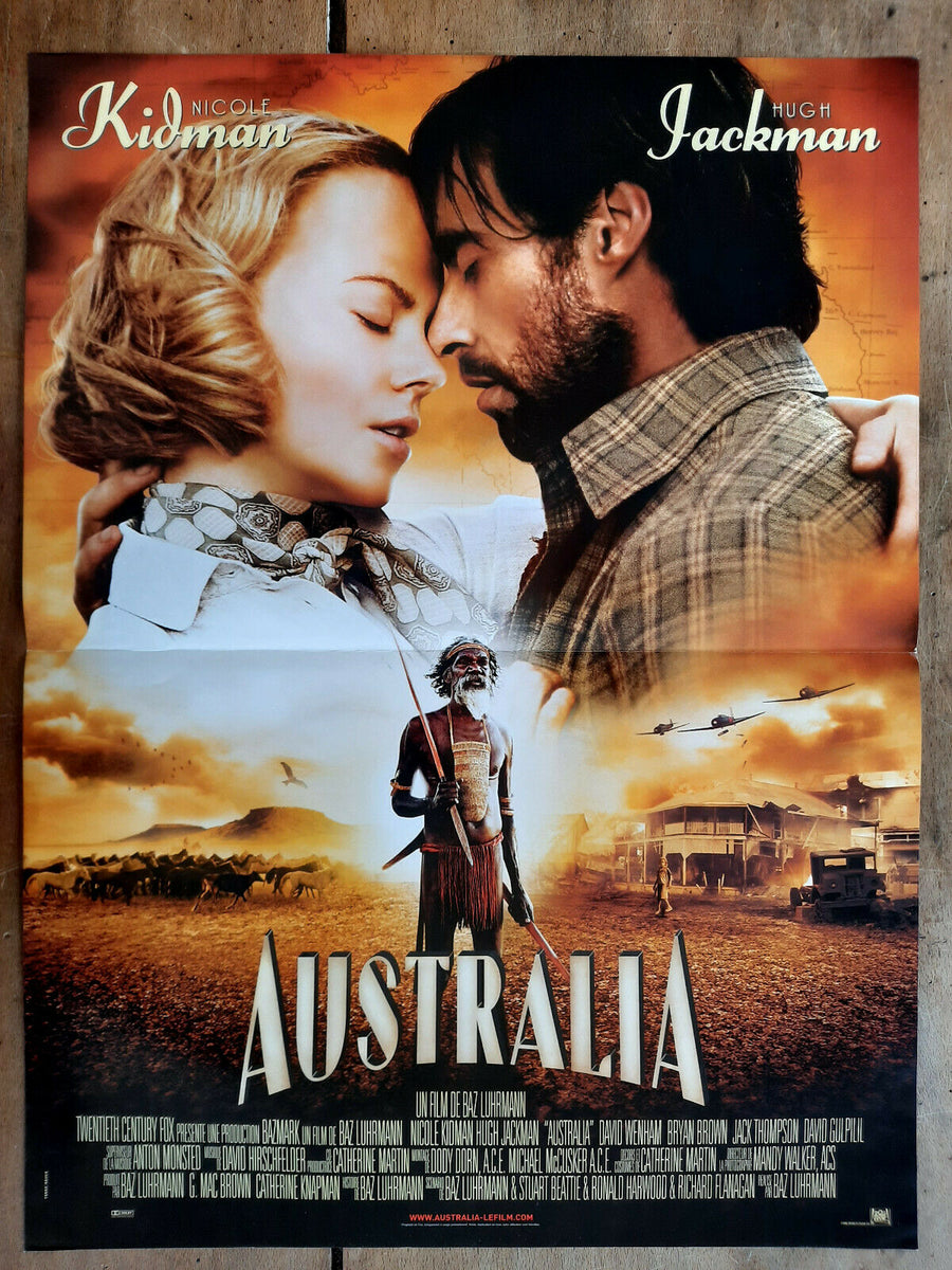 Poster AUSTRALIA Baz LUHRMANN Nicole KIDMAN Hugh JACKSON 40x60cm – CINEAD