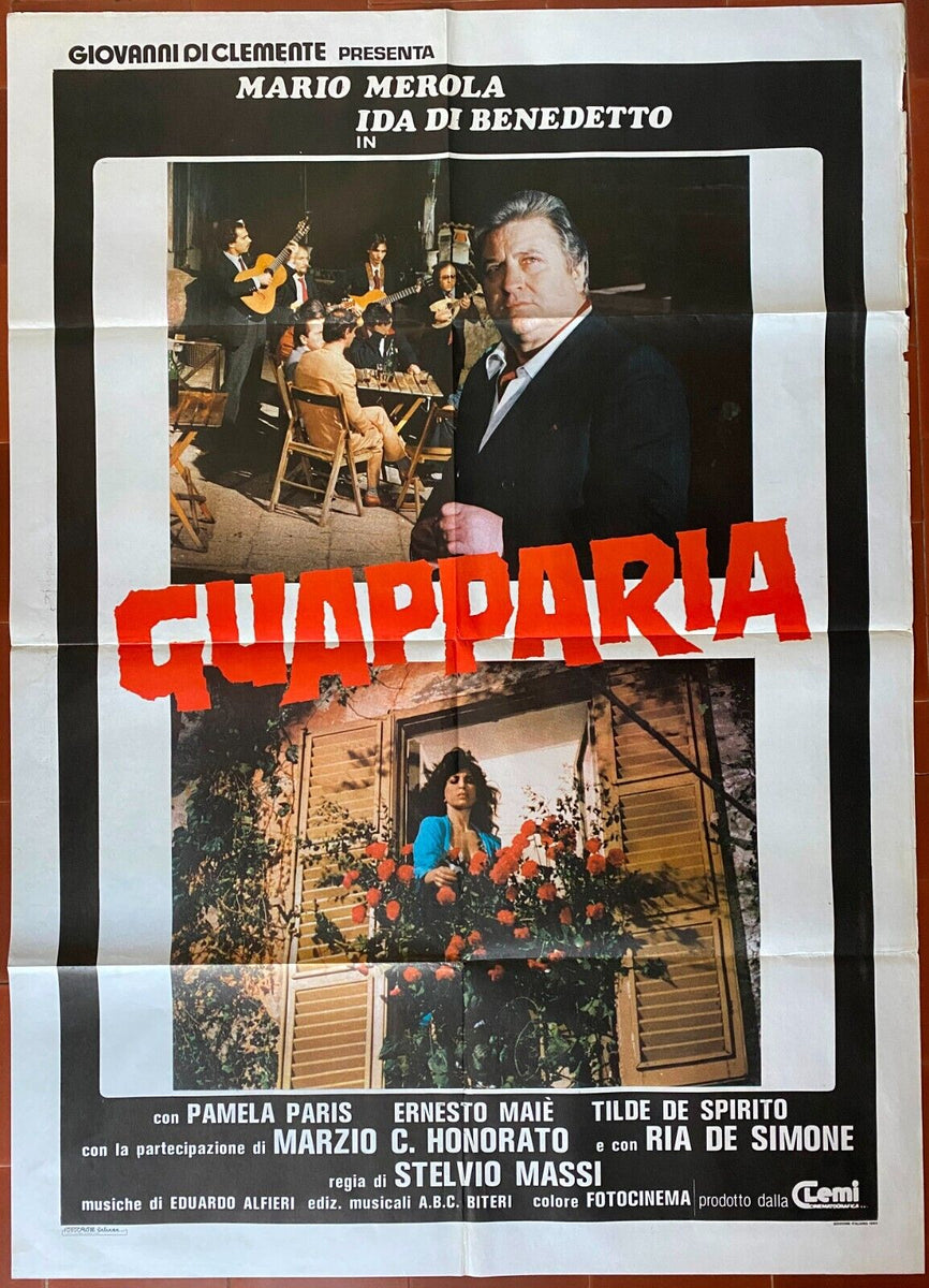 Affiche Italienne GUAPPARIA Stelvio Massi MARIO MEROLA Ida di Benedett ...