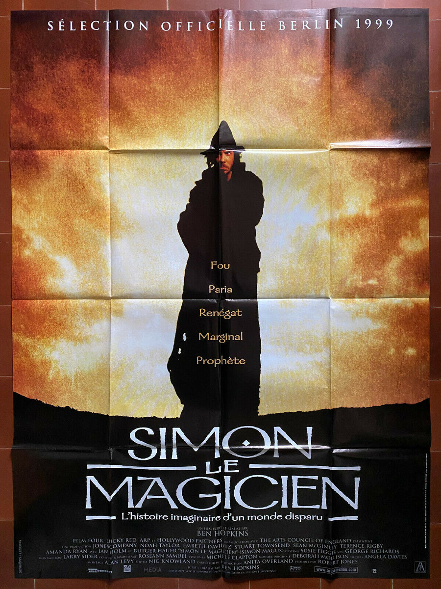 Affiche SIMON LE MAGICIEN Ben HOPKINS Noah TAYLOR Rutger HAUER 120x160 ...