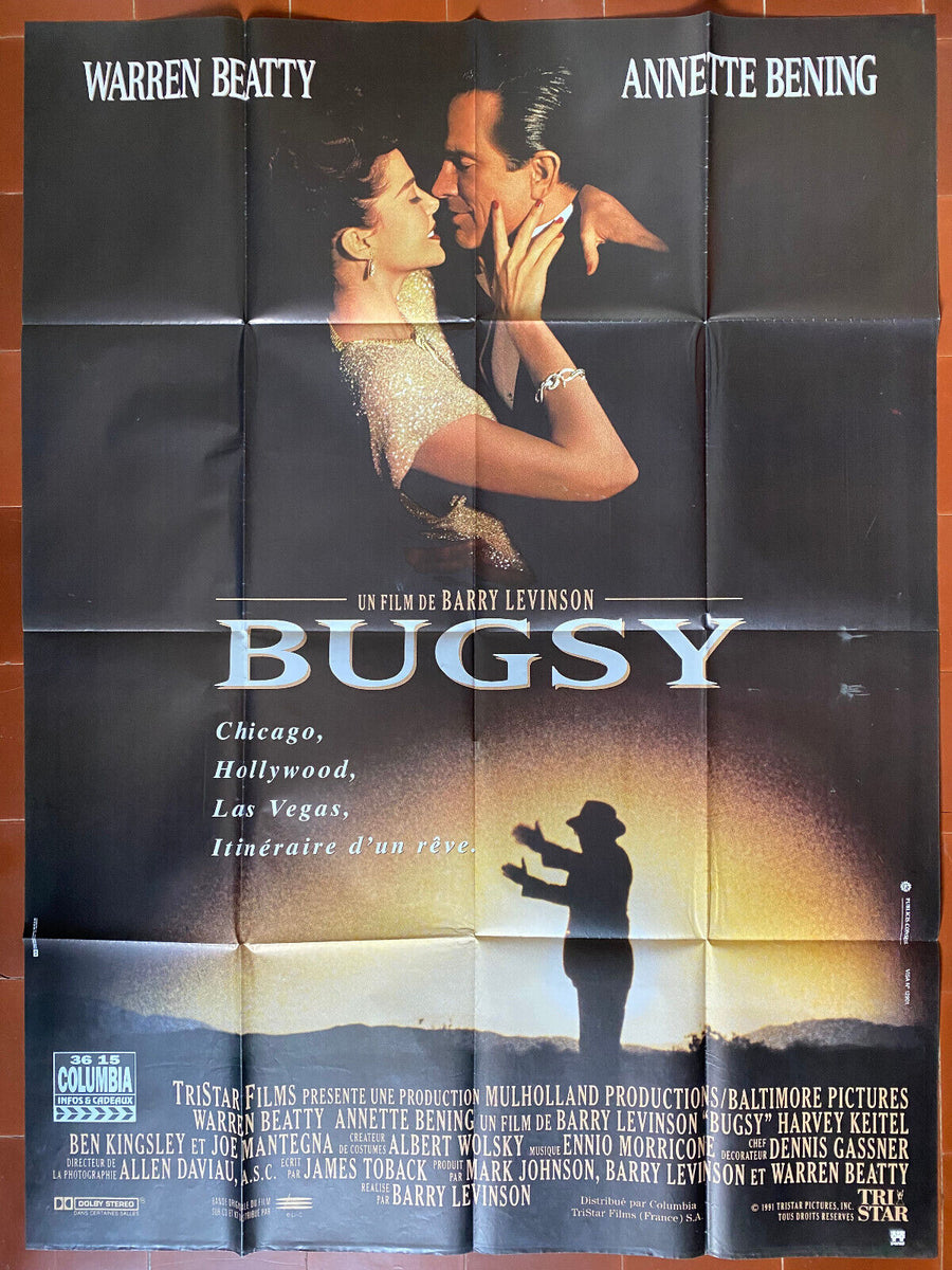 Affiche BUGSY Barry LEVINSON Warren BEATTY Annette BENING 120x160cm ...