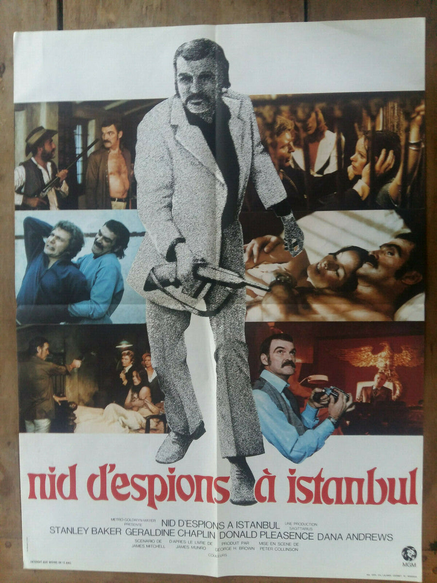 Poster NEST OF SPIES IN ISTANBUL Peter COLLINSON Stanley BAKER 60x80cm ...