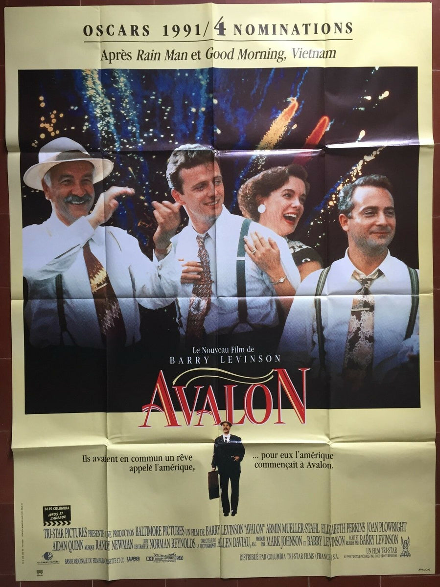 Poster AVALON Barry Levinson AIDAN QUINN Elizabeth Perkins LEO FUCHS 1 ...