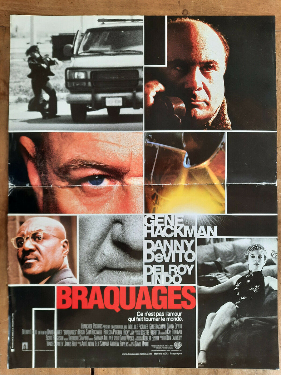 HEISTS Poster David MAMET Gene HACKMAN Danny DE VITO 40x60cm – CINEAD
