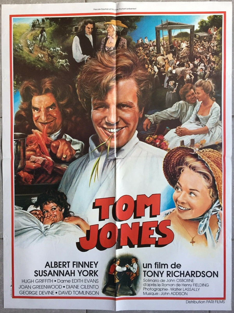 Poster TOM JONES From the alcove to the gallows ALBERT FINNEY Susannah ...