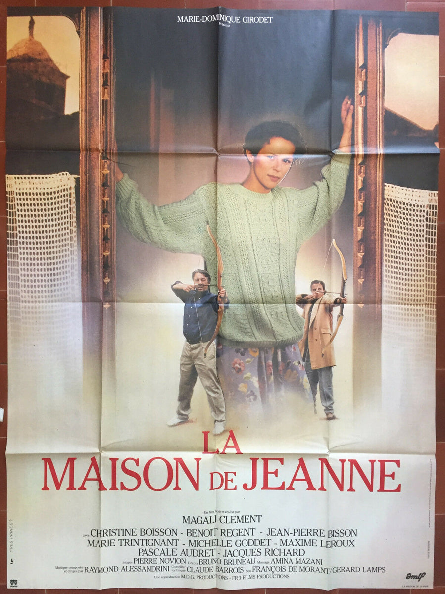 Poster THE HOUSE OF JEANNE Christine Boisson BENOIT REGENT Jean-Pierre ...