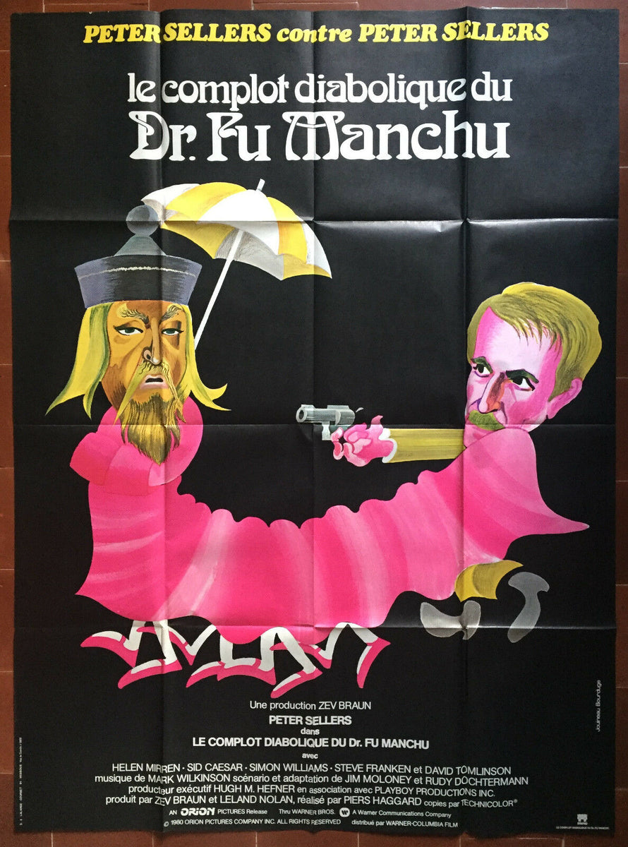Poster THE DIABOLICAL PLOT OF DOCTOR FU-MANCHU Peter Sellers 120x160cm ...
