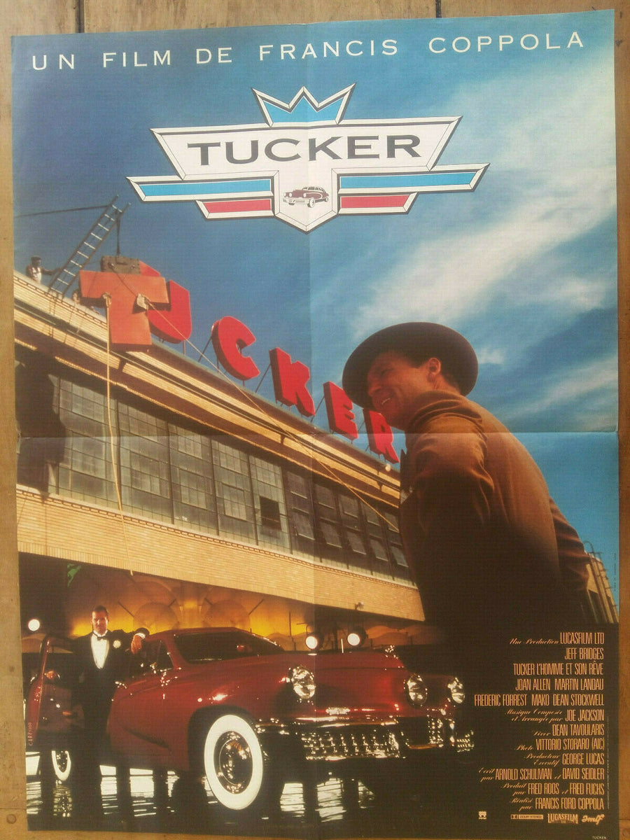 Poster TUCKER Francis COPPOLA Jeff BRIDGES Joan ALLEN Martin LANDAU 60 ...