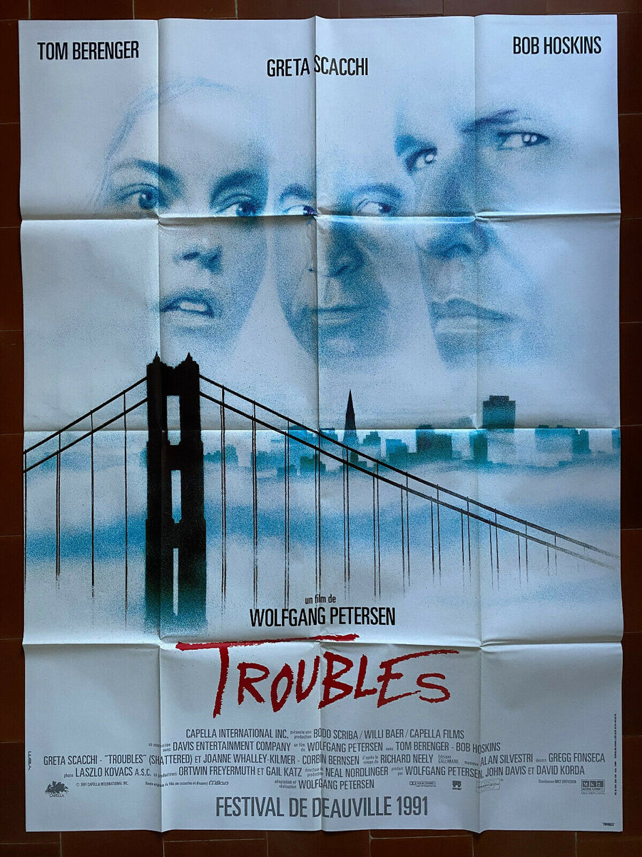 Affiche TROUBLES Wolfgang PETERSEN Tom BERENGER Greta SCACCHI 120x160c ...