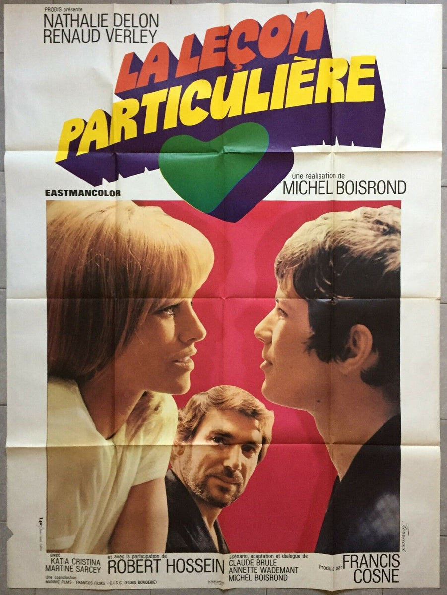 Poster THE PARTICULAR LESSON Michel Boisrond NATHALIE DELON Verley 120 ...