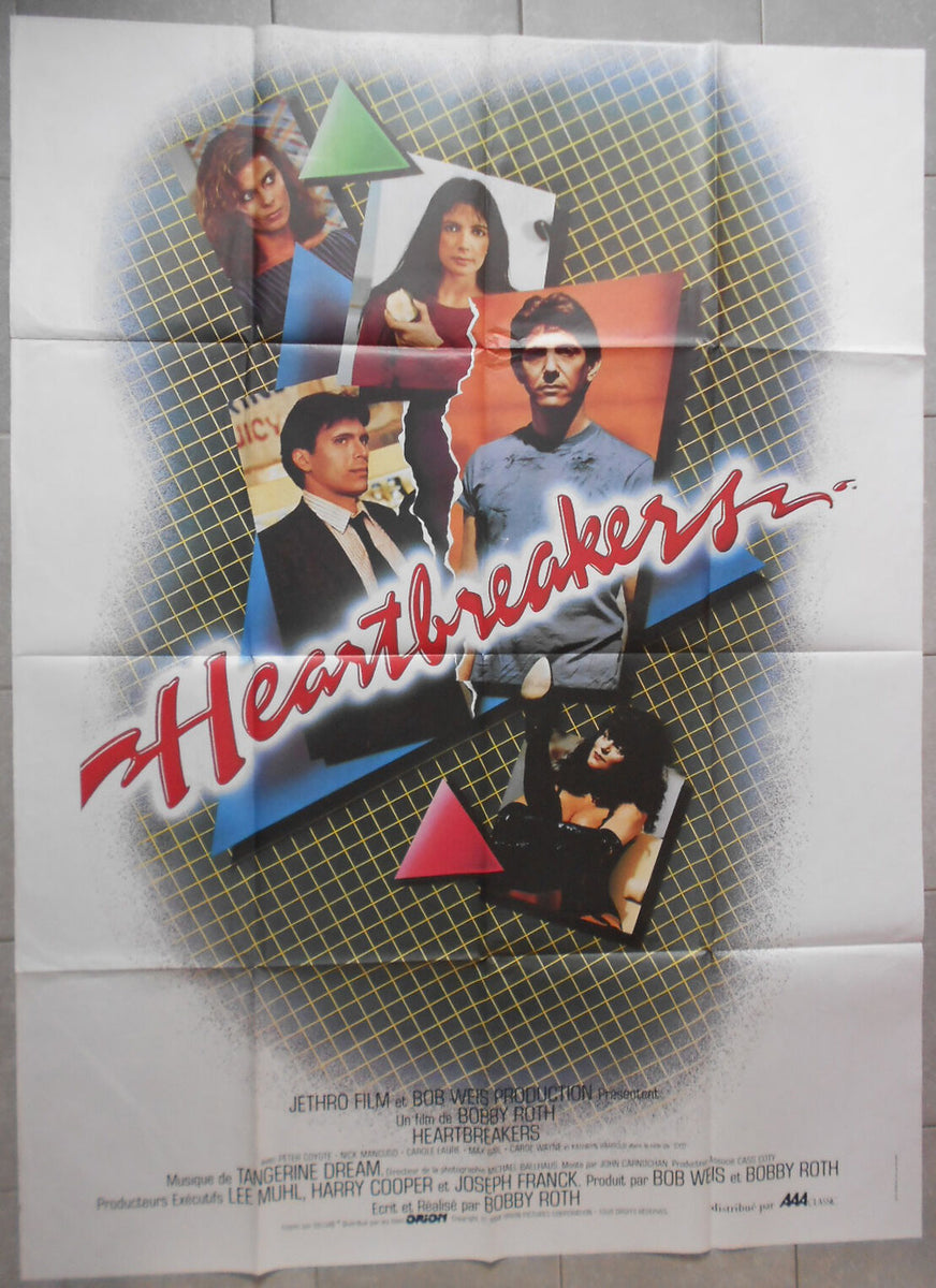 Poster HEARTBREAKERS Bobby Roth PETER COYOTE Nick Mancuso 120x160cm ...