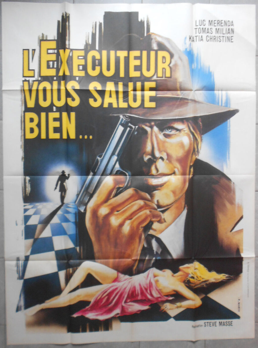 Poster THE EXECUTOR SALUTES YOU WELL Stelvio Massi LUC MERENDA 120x160 ...
