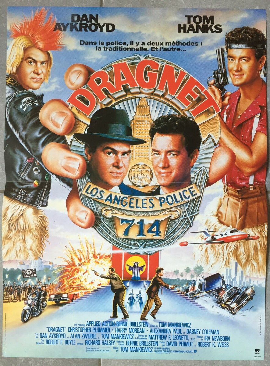 Poster DRAGNET Tom Mankiewicz DAN AYKROYD Tom Hanks 40x60cm * – CINEAD
