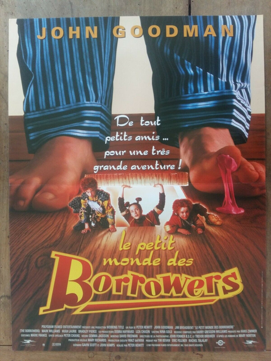 Poster THE LITTLE WORLD OF BORROWERS Peter HEWITT John GOODMAN 40x60cm ...