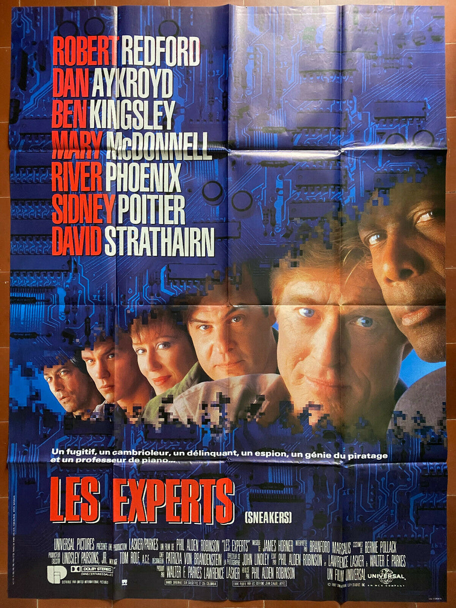 Poster THE EXPERTS Phil ALDEN ROBINSON River PHOENIX Robert REDFORD 12 ...