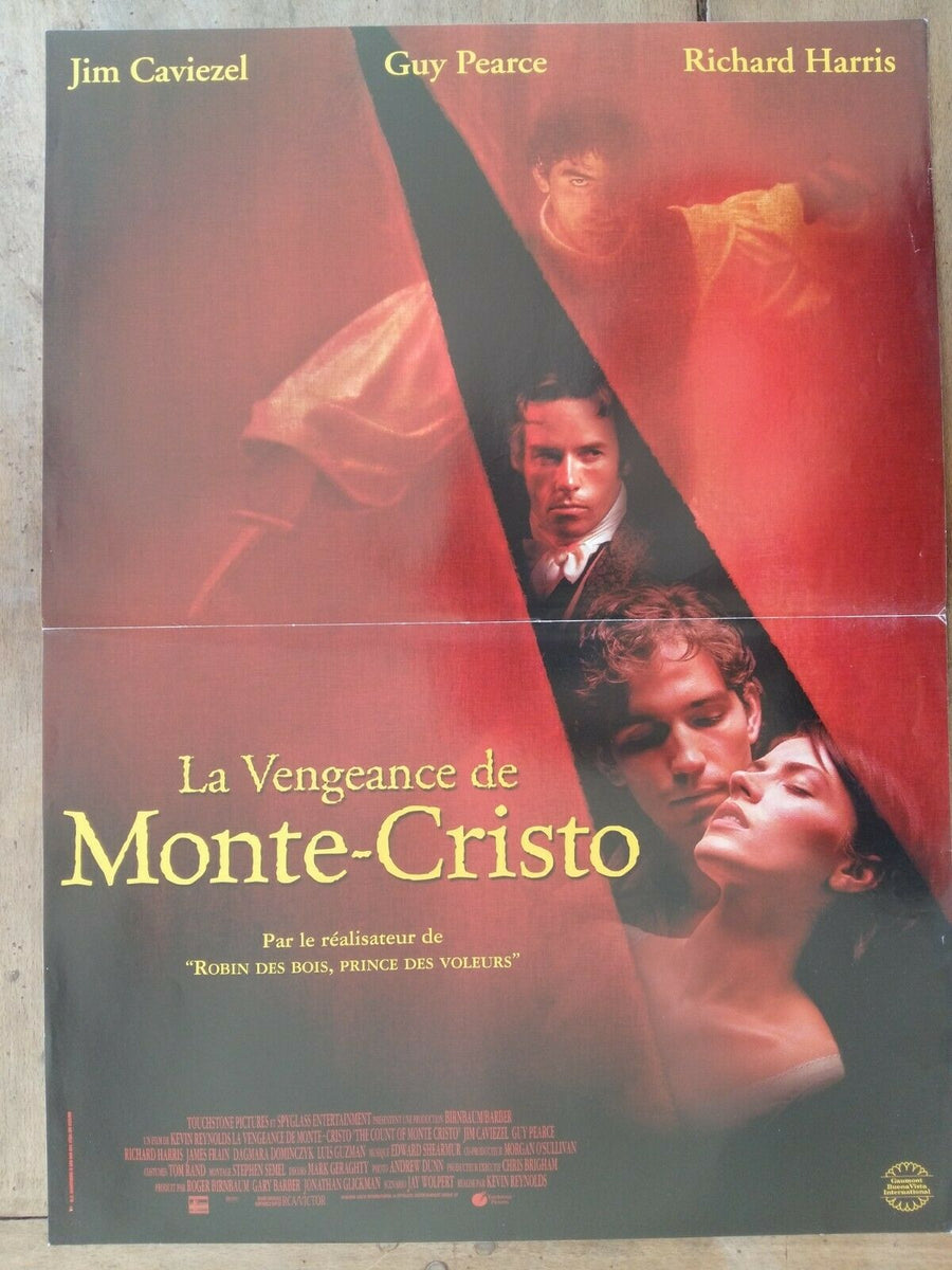 Poster THE VENGEANCE OF MONTE CRISTO Richard HARRIS Guy PEARCE 40x60cm ...