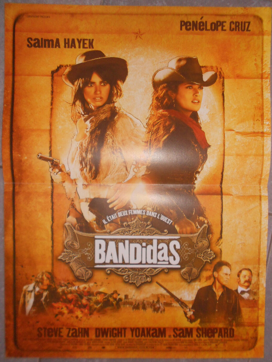 Poster BANDIDAS Salma Hayek PENELOPE CRUZ Steve Zahn 40x60cm – CINEAD