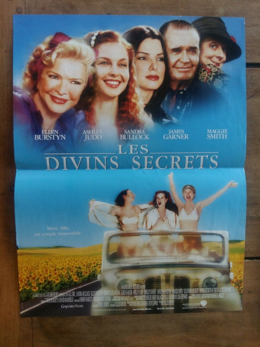 Poster THE DIVINE SECRETS james GARNER ashley JUDD sandra BULLOCK 40x6 ...