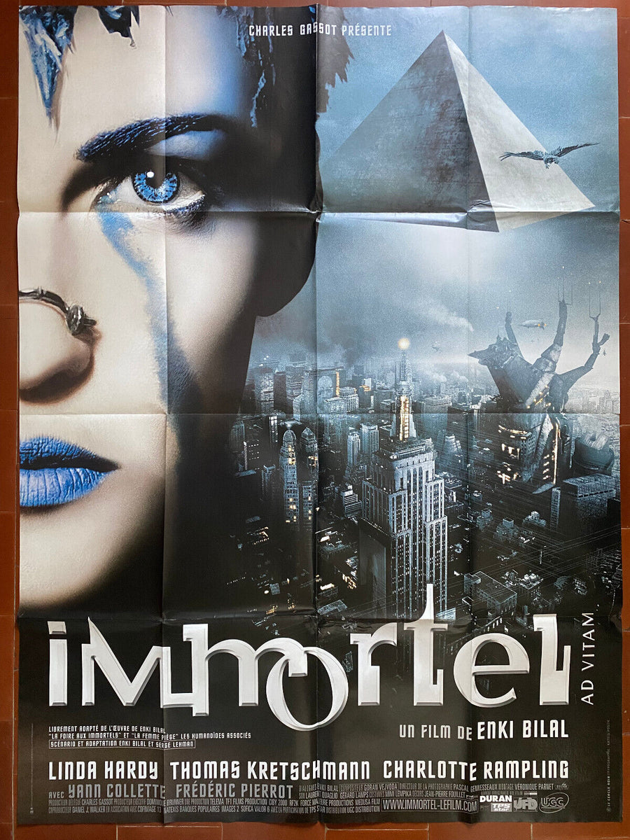 Poster IMMORTAL Enki BILAL Linda HARDY Charlotte RAMPLING 120x160cm ...