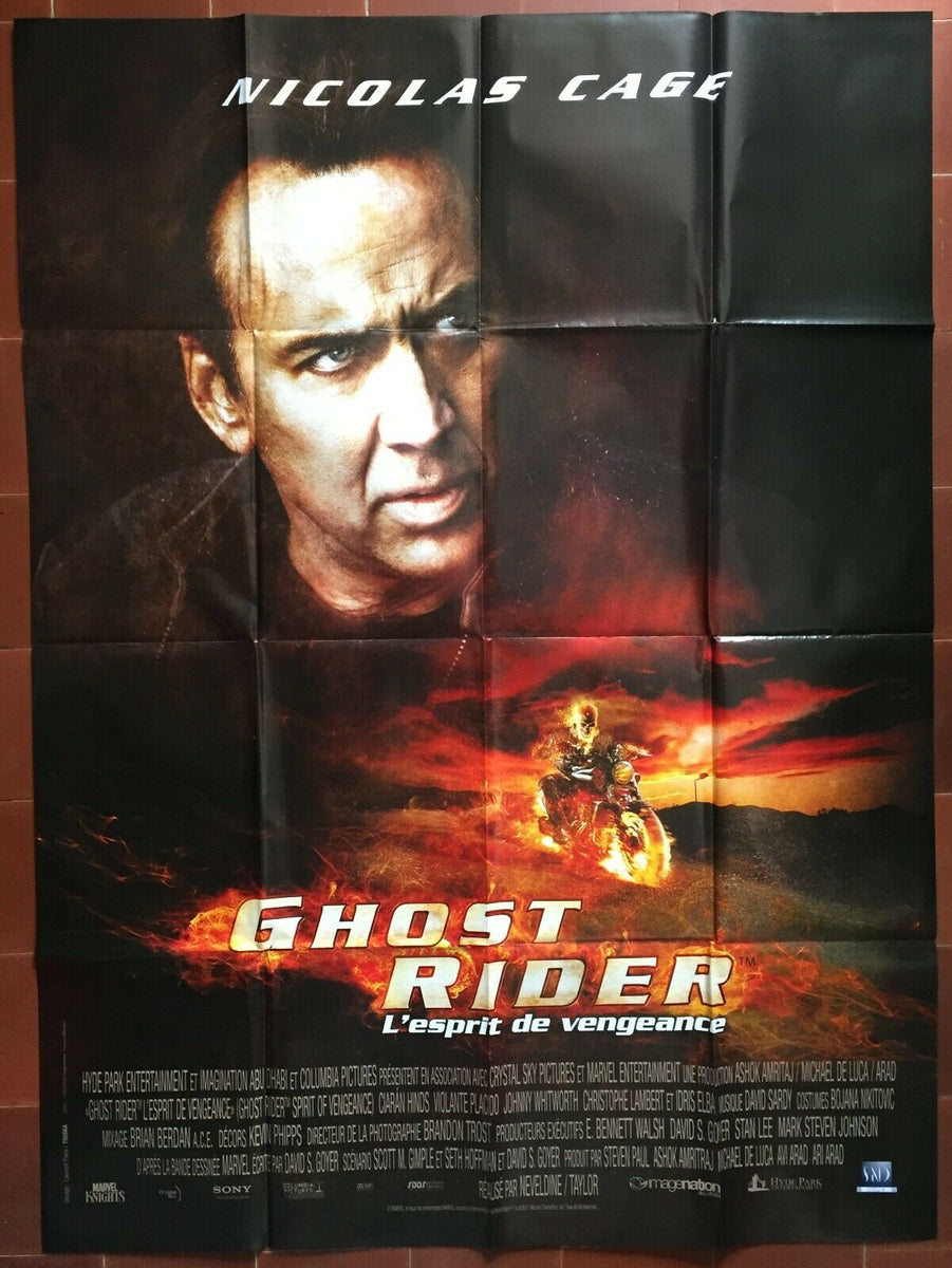 Poster GHOST RIDER Eva Mendes NICOLAS CAGE Sam Elliott 120x160cm – CINEAD