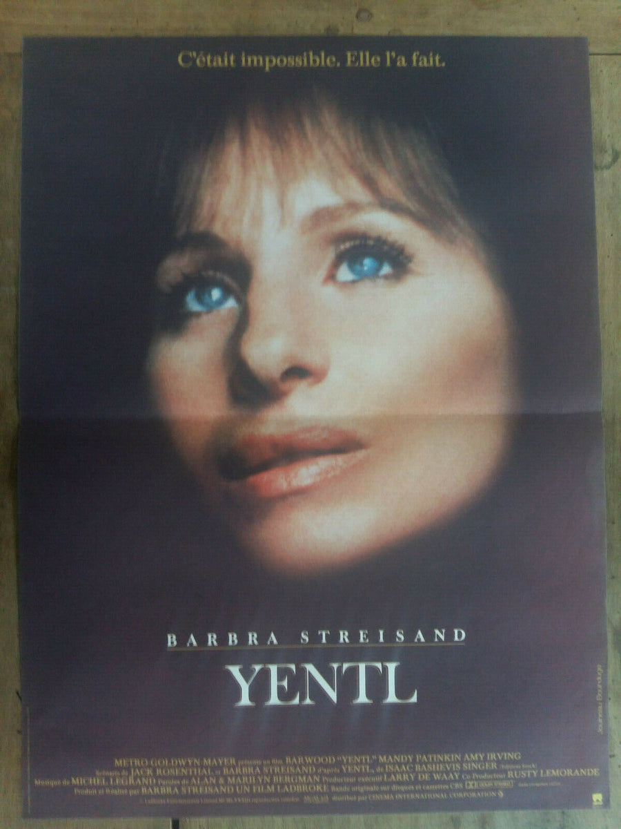 YENTL Poster Barbra STREISAND Mandy PATINKIN Amy IRVING 40x60cm – CINEAD