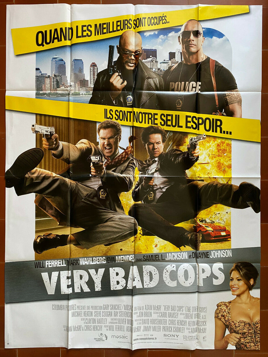 Poster VERY BAD COPS Adam McKAY Will FERRELL Eva MENDES 120x160cm – CINEAD