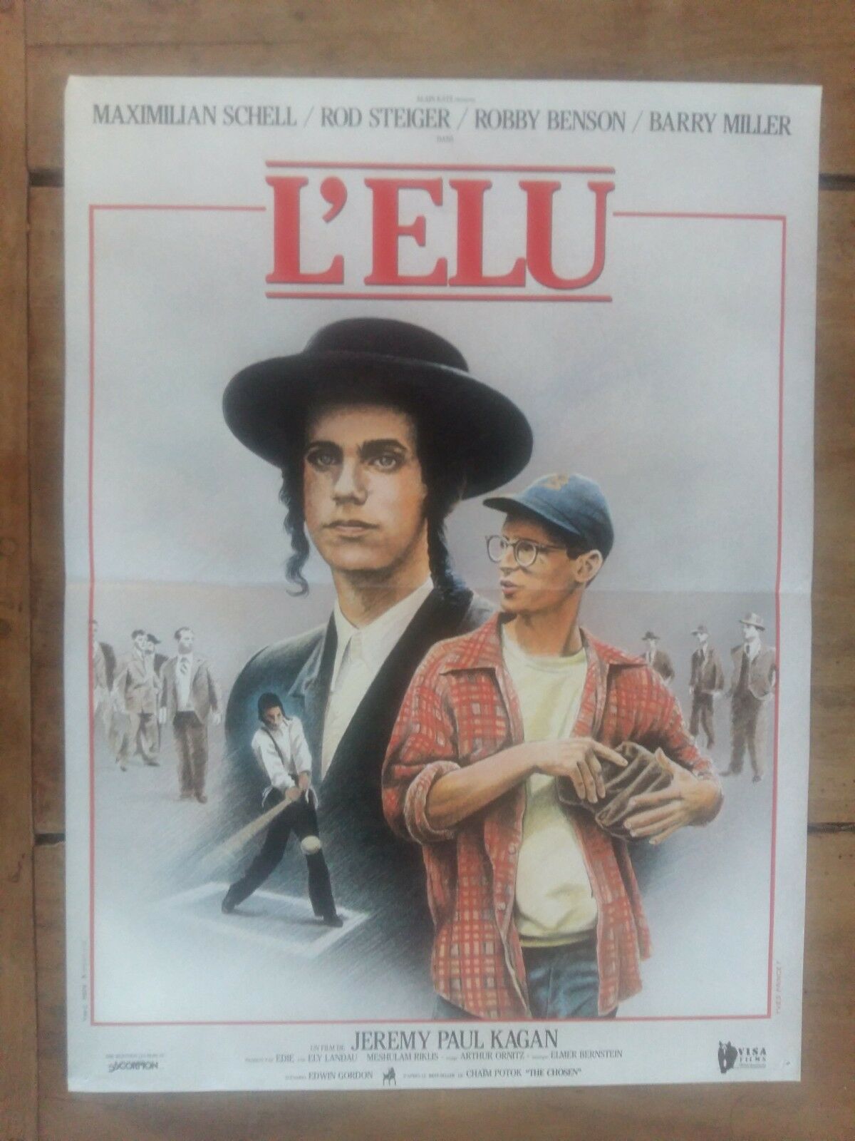 Poster L'ELU jeremy paul KAGAN maximilian SCHELL rod STEIGER 40x60cm ...