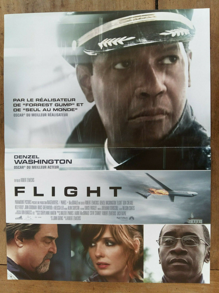 Poster FLIGHT Robert ZEMECKIS Denzel WASHINGTON Kelly REILLY 40x60cm ...