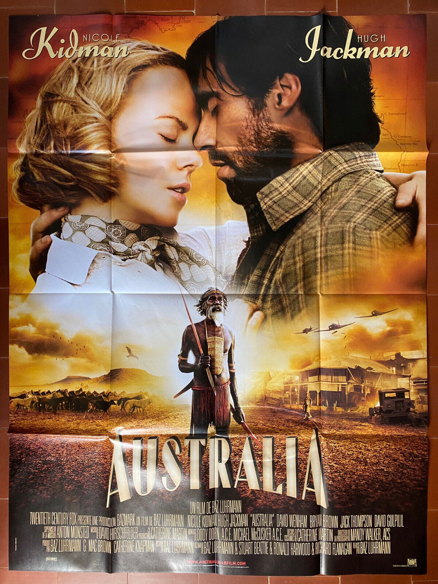 Poster AUSTRALIA Baz LUHRMANN Nicole KIDMAN Hugh JACKMAN 120x160cm – CINEAD