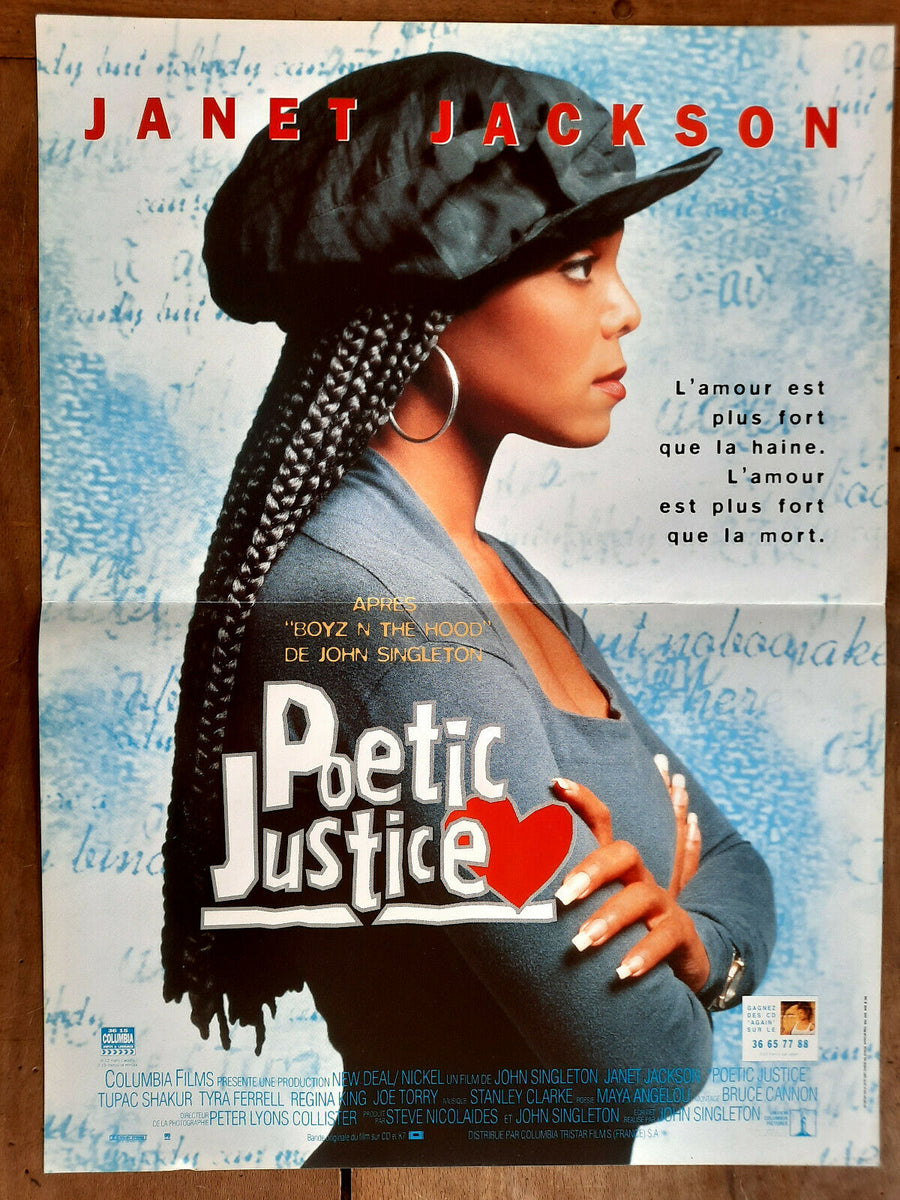 Poster POETIC JUSTICE John SINGLETON Janet JACKSON 40x60cm – CINEAD