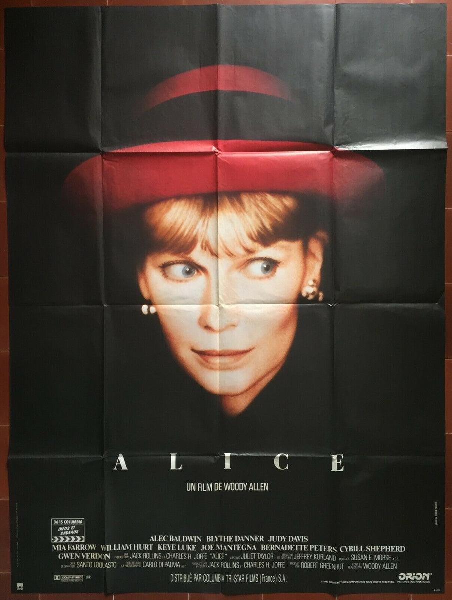 Poster ALICE Mia Farrow WOODY ALLEN William Hurt 120x160cm – CINEAD