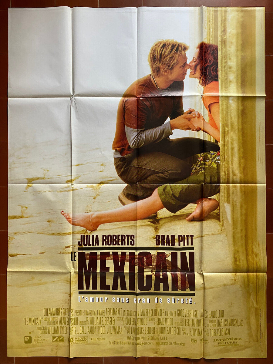 Poster THE MEXICAN Gore VERBINSKI Julia ROBERTS Brad PITT 120x160cm ...