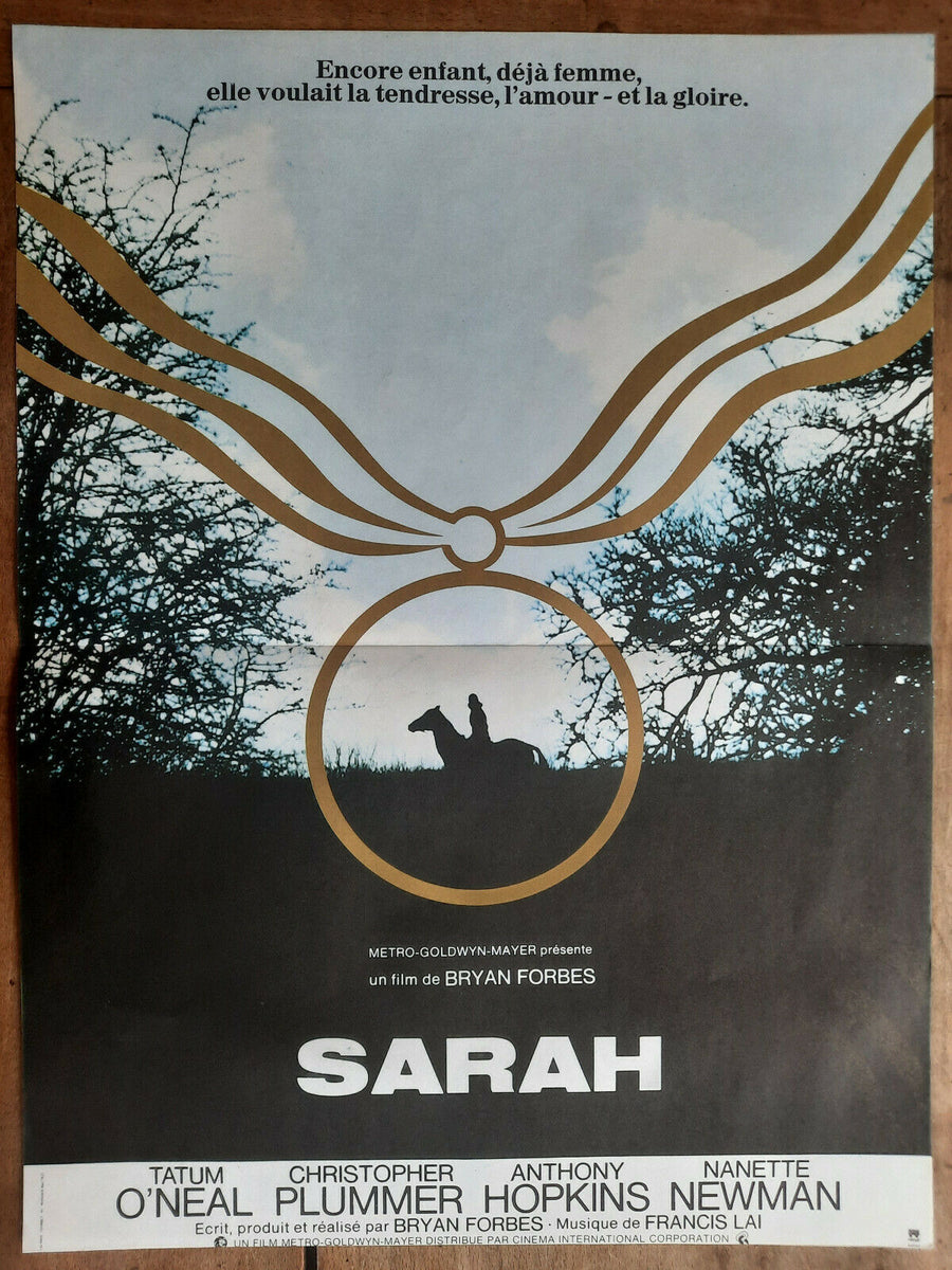 Poster SARAH Bryan FORBES Christopher PLUMMER Anthony HOPKINS 40x60cm ...