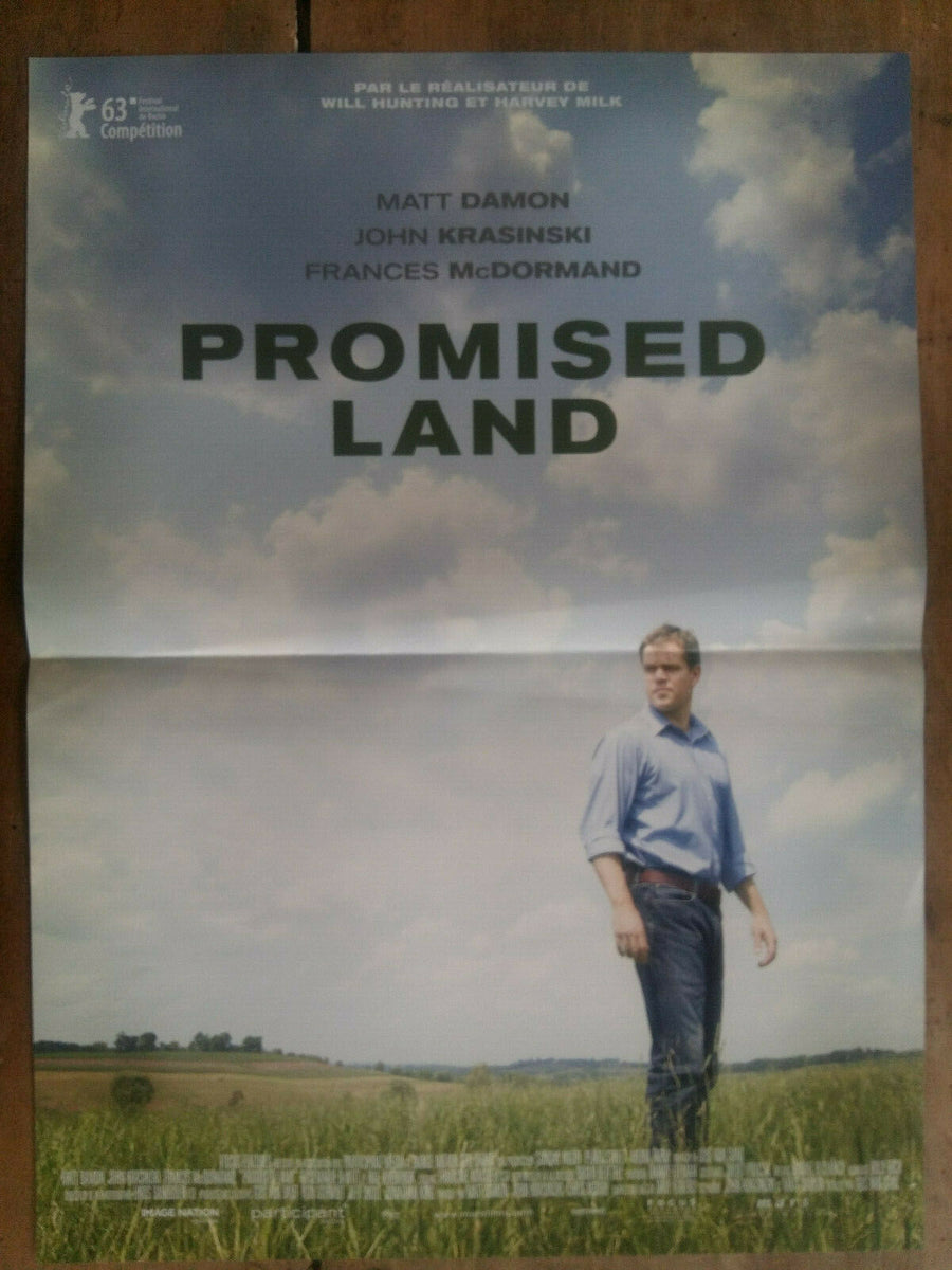 PROMISED LAND Poster Matt DAMON John KRASINSKI Gus VAN SANT 40x60cm ...