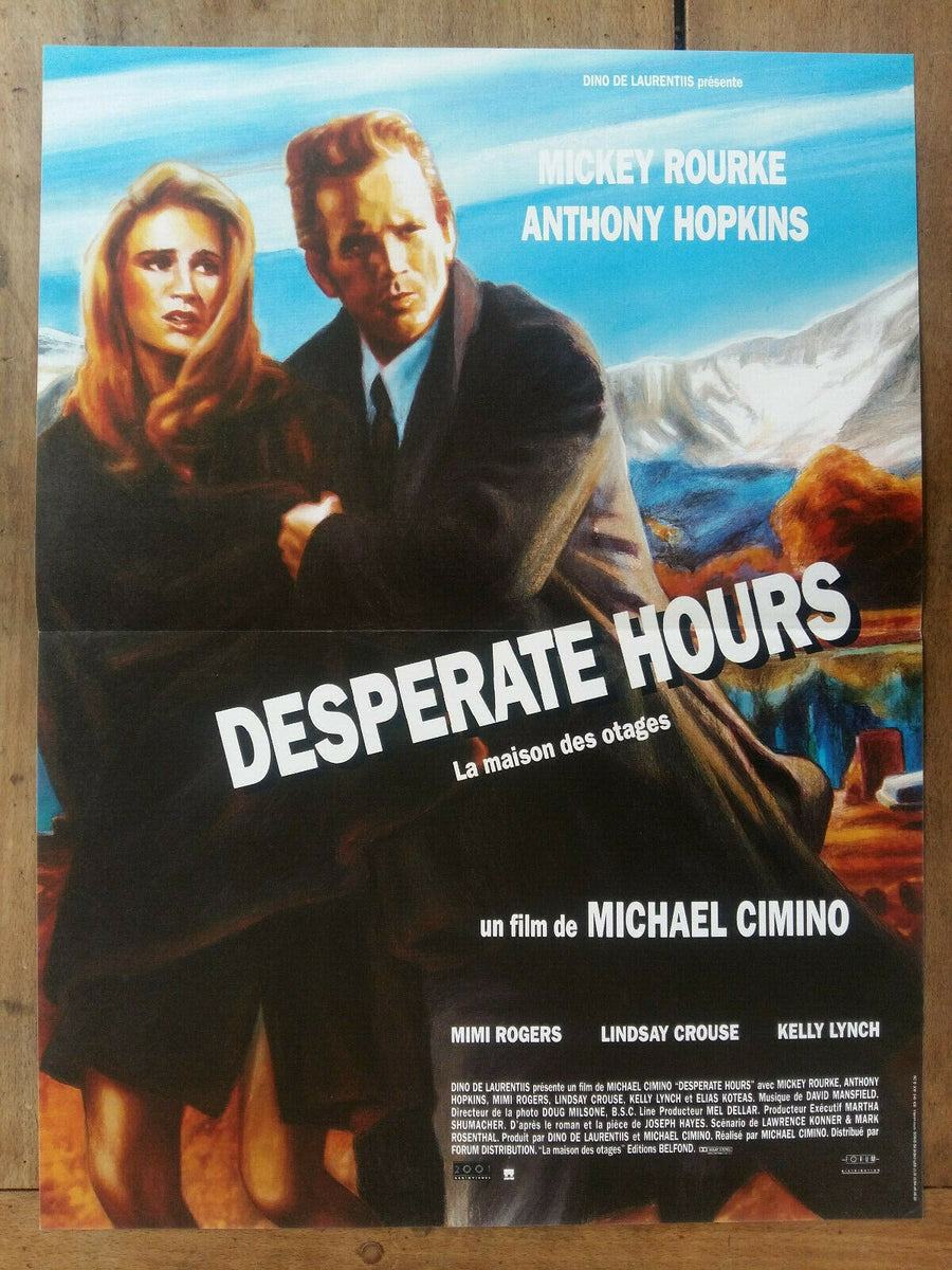 DESPERATE HOURS Poster Michael CIMINO Mickey ROURKE 40x60cm – CINEAD