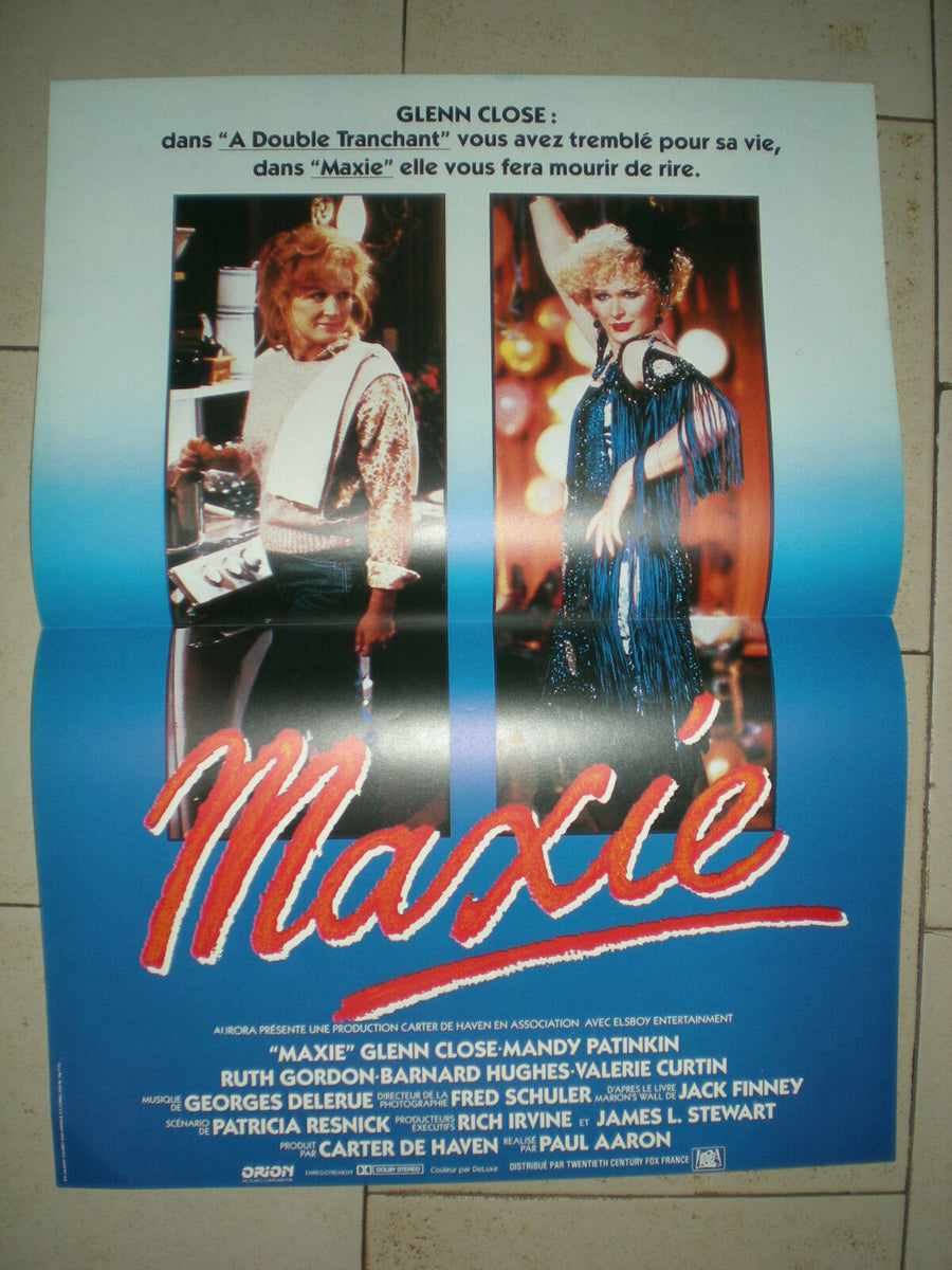 MAXIE Ruth Gordon GLENN CLOSE Paul Aaron MANDY PATINKIN – CINEAD