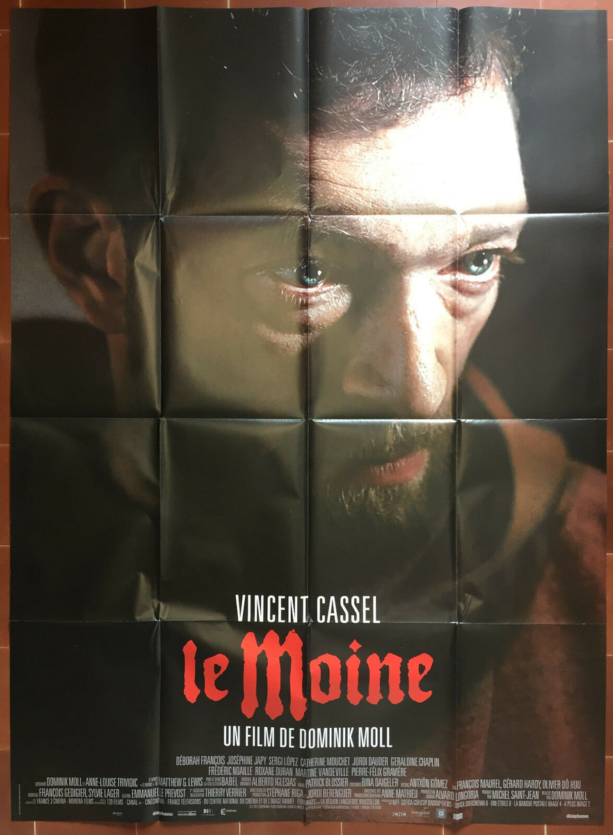 Poster THE MONK Dominik Moll VINCENT CASSEL Deborah François 120x160cm ...