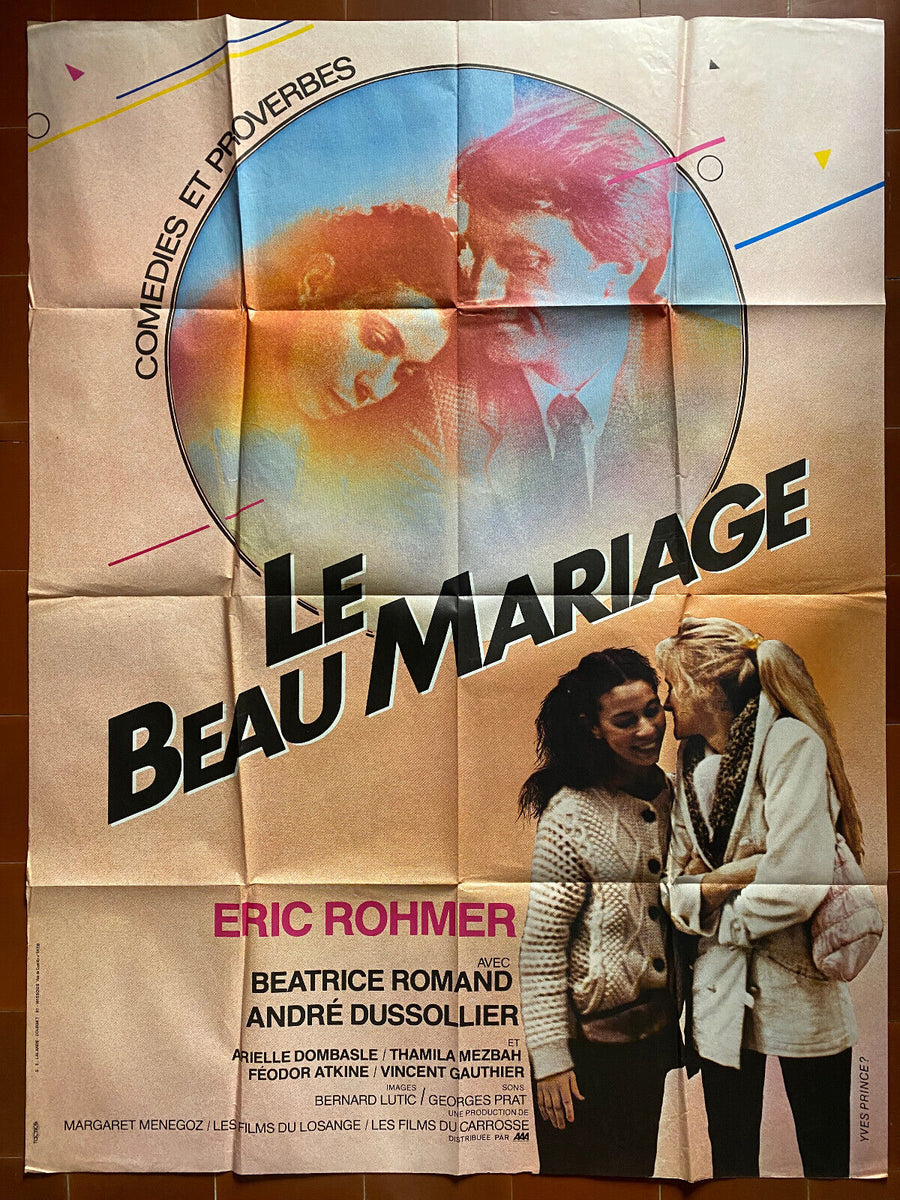 Poster THE BEAUTIFUL MARRIAGE Eric ROHMER Beatrice ROMAND A.DUSSOLLIER ...
